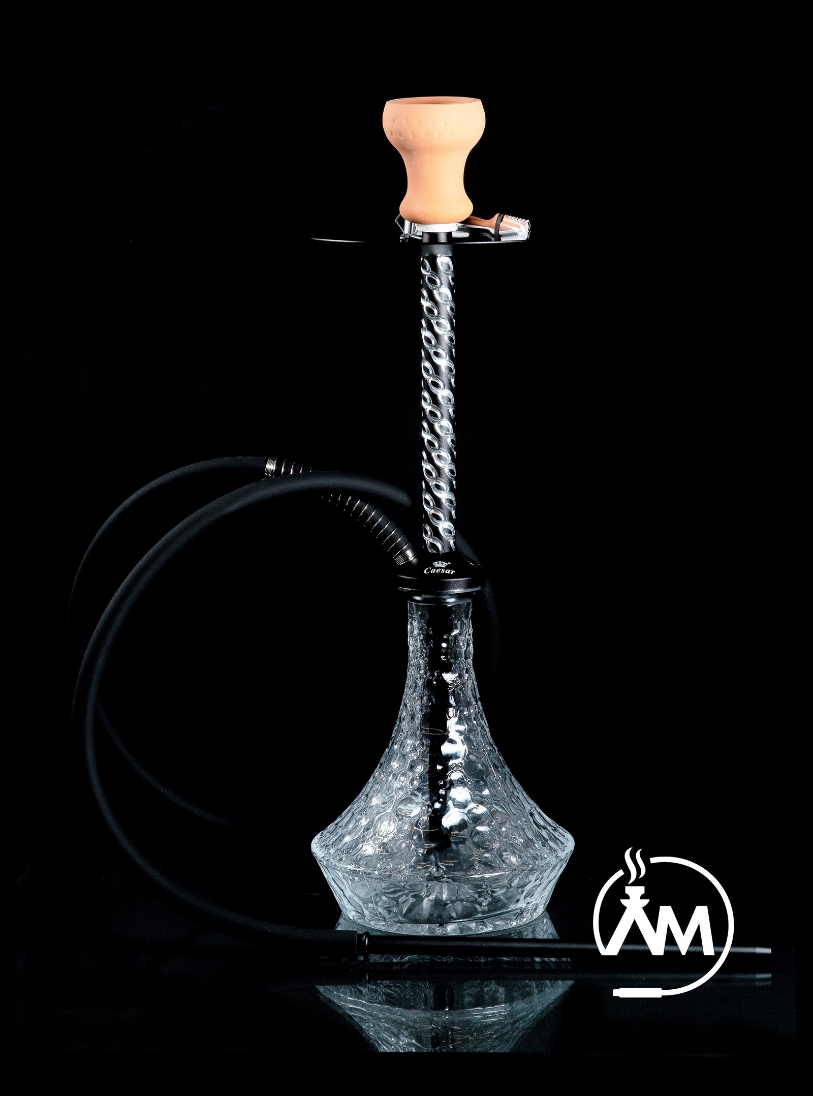 Caesar Shisha Crystal Chain 630 - Black - Transparent - Al Madina Shi ...
