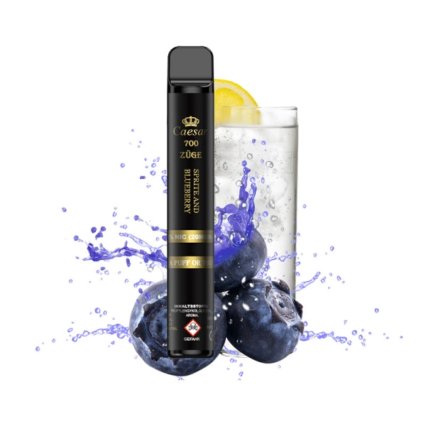Caesar Vape - Einweg E-Shisha ca. 700 Züge - Sprite & Blueberry - 20 ...