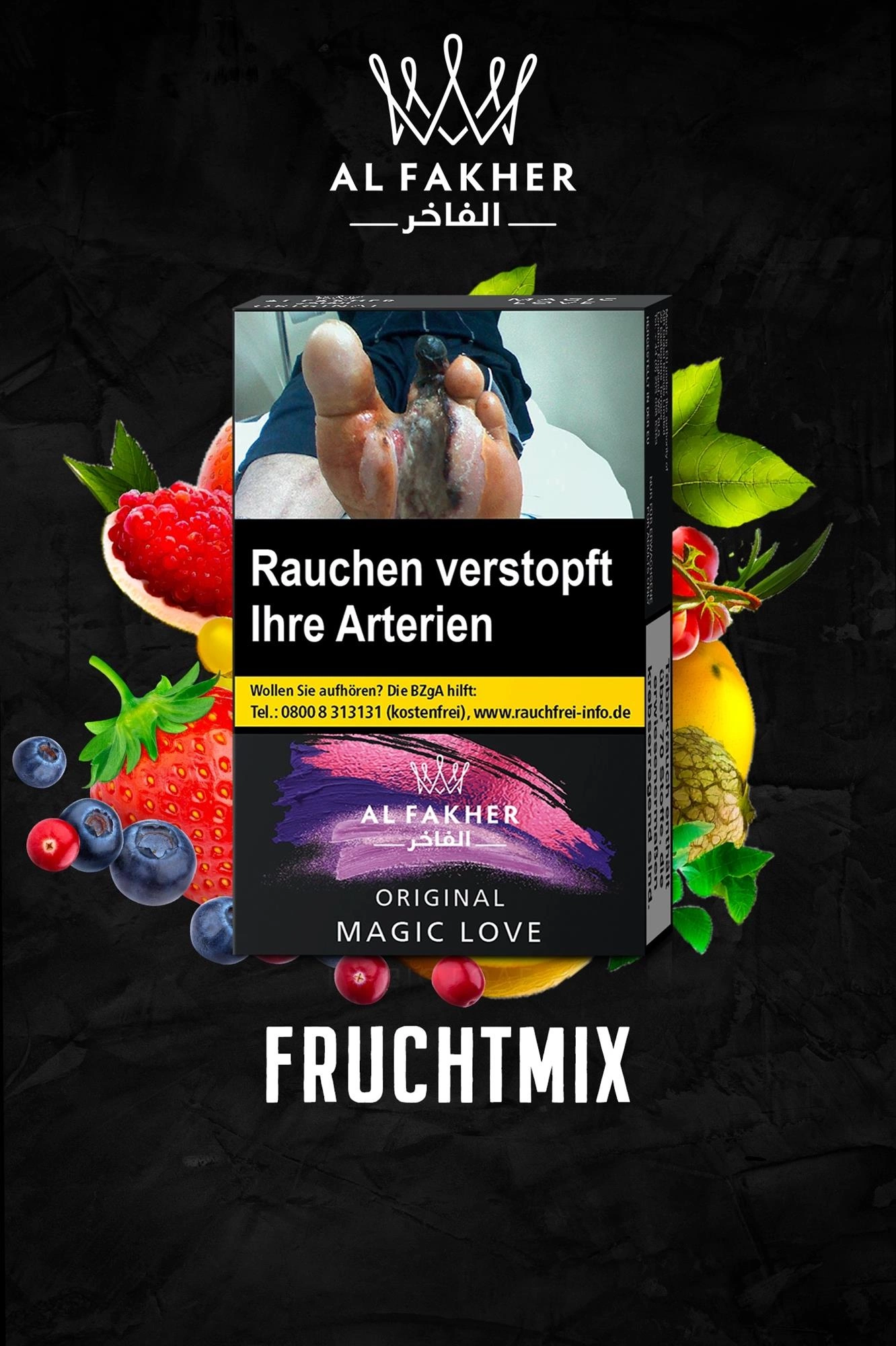 Al Fakher Tabak 25g - Magic Love - Al Madina Shisha Shop, 4,00