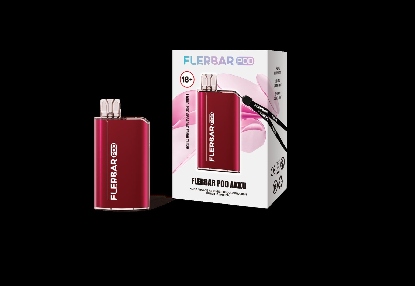 Flerbar POD AKKU - Basisgerät für Flerbar Pod - Silber - Al Madina Sh ...